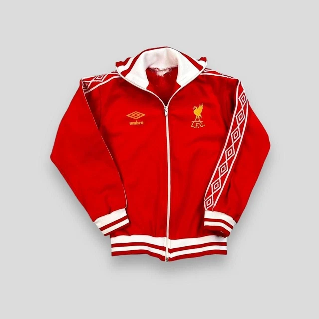 VINTAGE 70S UMBRO Liverpool FC Zip Up Track Jacket Red XS £295.00 ...