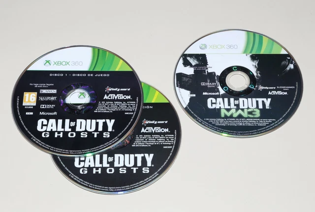 CALL OF DUTY Bundle - Ghosts & Modern Warfare 3 Mw3 - Disc Only - Xbox ...