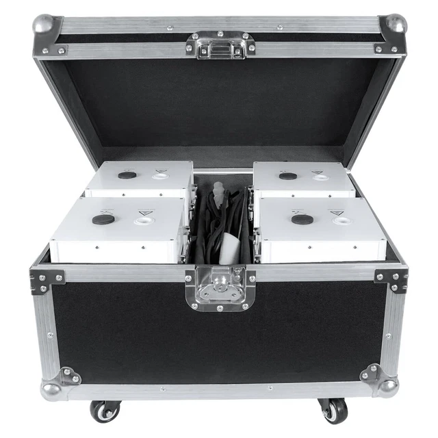 4 PZ COLD Spark Machine con Flight Case scintilla sparkular DMX DJ ...