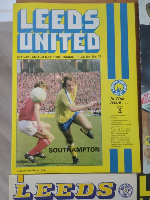 LEEDS UNITED HONE Programmes 1978-2010 £2.23 - PicClick UK