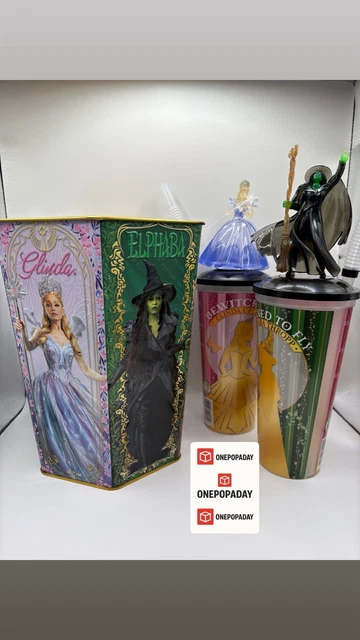 WICKED FOR GOOD (Limited Edition) Popcorn bucket and Cup Combos(2xcups ...