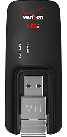 NOVATEL VERIZON USB620L 4G LTE USB Wireless Modem - Black Wifi Internet ...