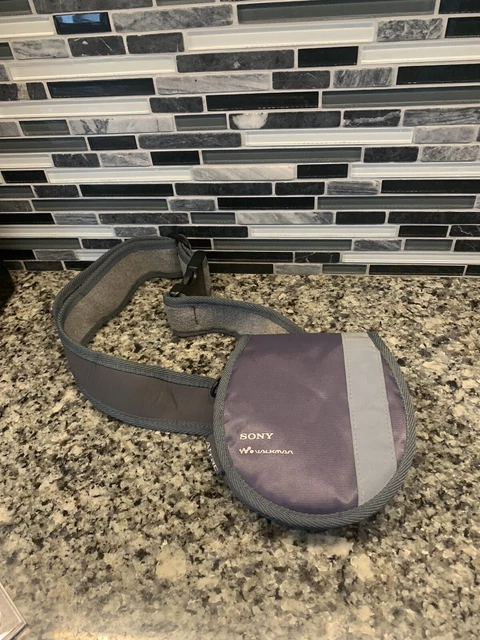 VINTAGE SONY WALKMAN CD Player Atrac Case Belt Bag Fanny Waist Pack ...