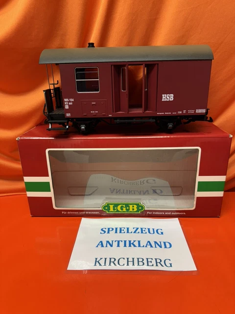ORIGINAL LGB 42520 HSB-Gepäckwagen 905-154 OVP Spur G Gartenbahn Packwagen EUR 219,00 - PicClick DE