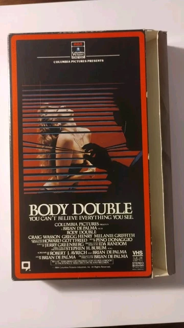 BODY DOUBLE VHS Tape 1985 RCA Side Load Melanie Griffith Craig Wass Movie Film £9.42 - PicClick UK