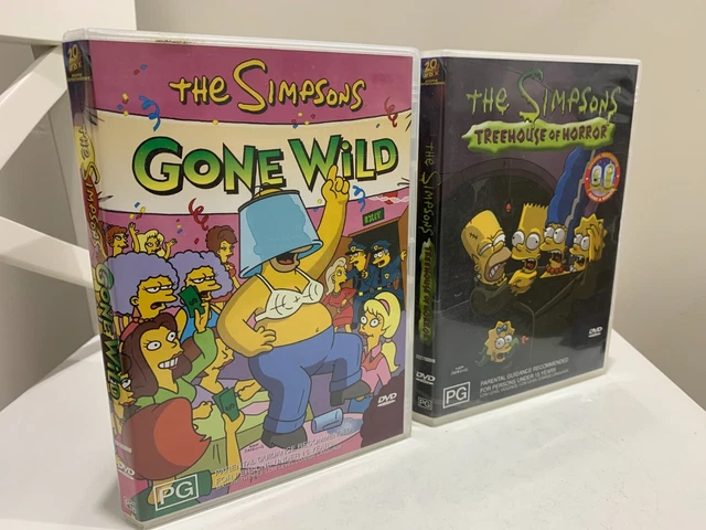THE SIMPSONS DVD Gone Wild & Tree House of Horror PAL Region 4 Simpsons ...
