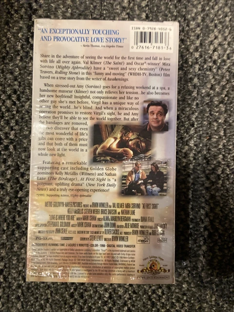AT FIRST SIGHT (VHS, 1999) Val Kilmer $5.80 - PicClick CA
