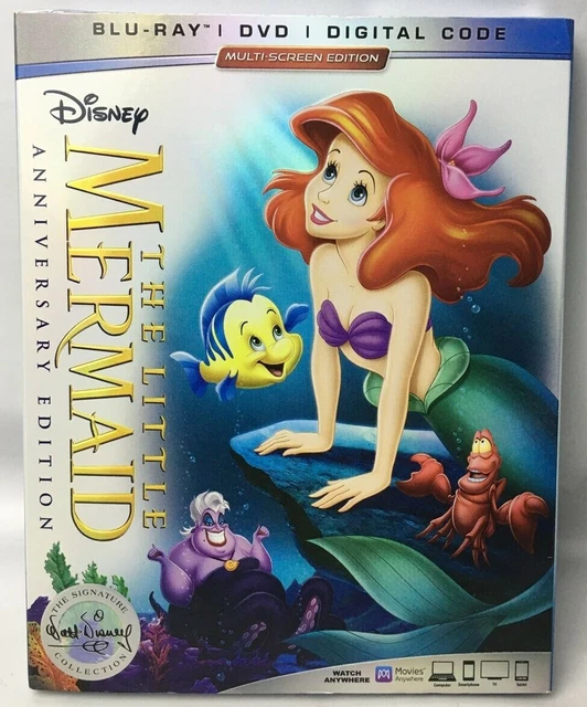 THE LITTLE MERMAID (2023) Blu-ray + DVD + Digital PREORDER 9/19 £31.10 ...