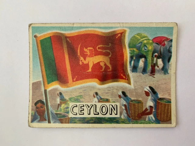 CARTE VINTAGE A&BC England Flags Of The World N°5 - Ceylon EUR 2,99 ...