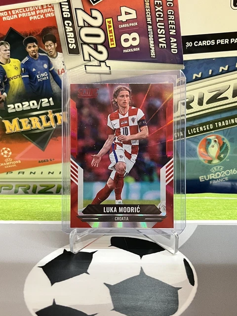 PANINI FIFA SCORE Soccer 2021/22 Red Laser Card Luka Modric Croatia ...