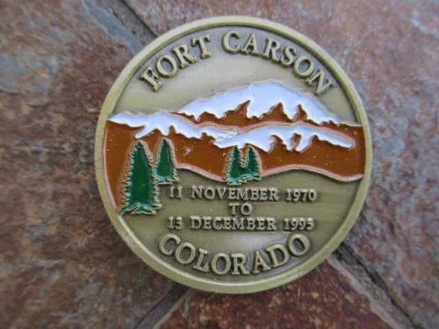 VINTAGE MILITARY CHALLENGE Coin, US Army 4th Infantry Division Fort ...