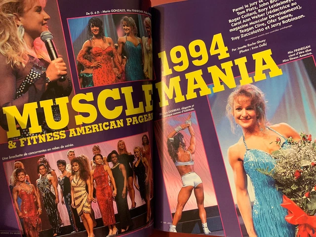 LE MONDE DU MUSCLE 1994 Jul-August #135 Laurie Donnelly Mike Torchia ...