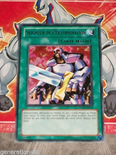 CARTE YU GI OH SEIGNEUR DE L'EXTERMINATION DL11-FR015 VIOLET EUR 20,00 - PicClick IT