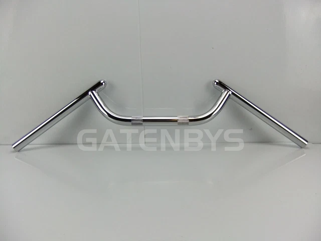 CHROME DROP CAFE Racer Clubman Motorcycle Handlebar 7/8' 27' LONG ...