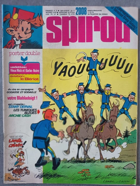 MAGAZINE SPIROU N°2008 1976 Complet EUR 1,99 - PicClick FR