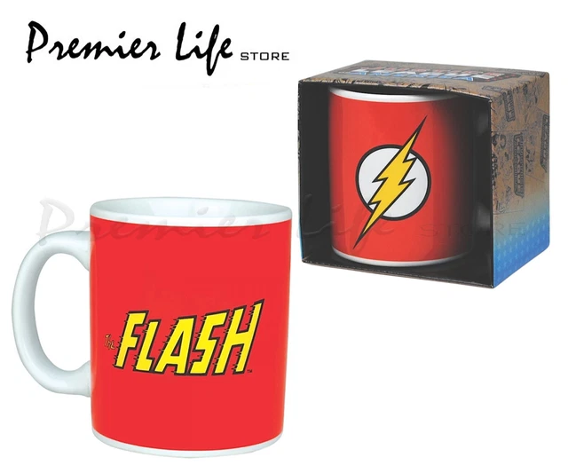 THE FLASH BIG Logo Mug with Presentation Gift Box - Justice League £8. ...