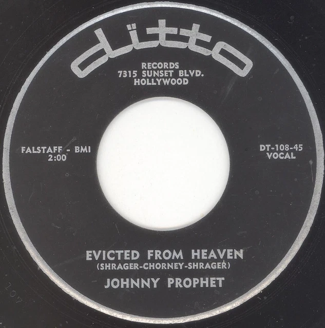 JOHNNY PROPHET “EVICTED From Heaven” DITTO EUR 16,30 - PicClick DE