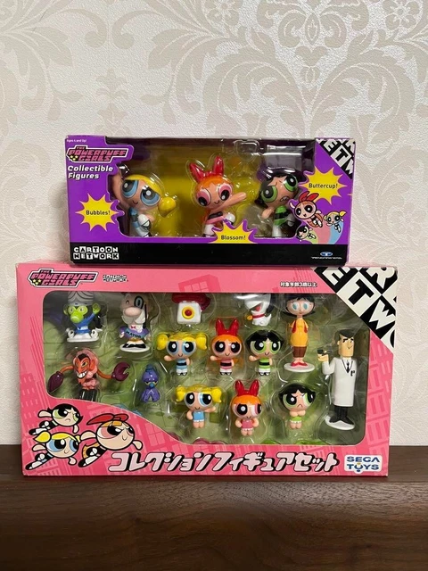 SEGA TOYS POWERPUFF Girls Collection Figure Cartoon Network PPG SET £ ...