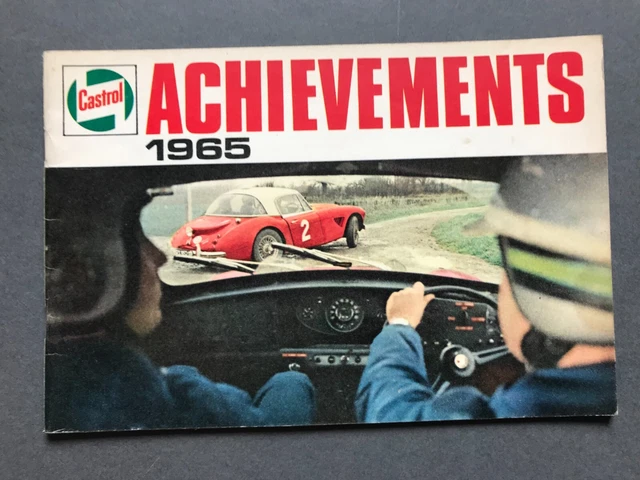 CASTROL OIL 1965 Achievements Booklet Monte Carlo Rally TT Races £12.00 ...