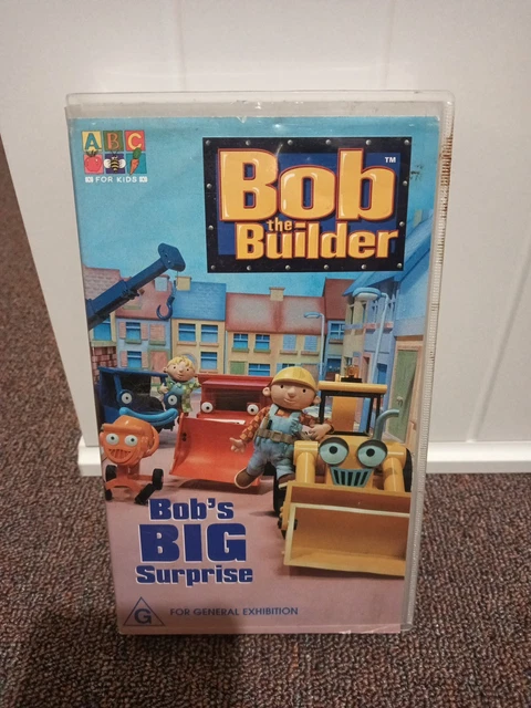 BOB THE BUILDER: Bobs Big Surprise ABC Kids VHS Tape 2000 $9.95 ...