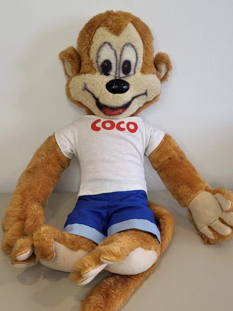 VINTAGE KELLOGS 1980S ‘Coco The Monkey’ Coco Pops Cereal Animal Plush ...