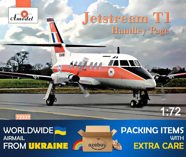 JETSTREAM T1 &HANDLEY Page" 1967 Year 1/72 Scale Plastic Model Kit ...