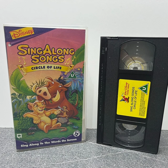 SING ALONG SONGS - Circle Of Life - Disney VHS £5.95 - PicClick UK
