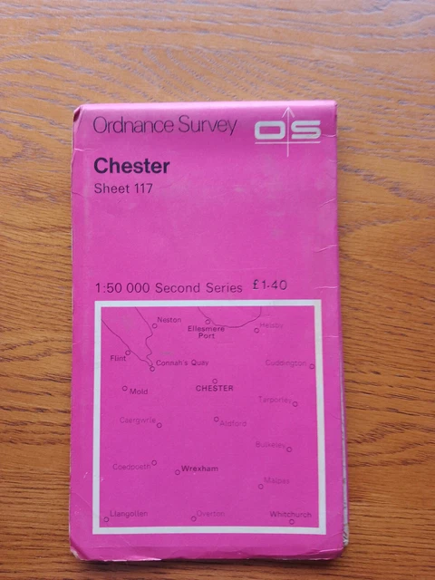 CHESTER LANDRANGER Map Ordnance Survey Sheet map 117 £0.99 - PicClick UK