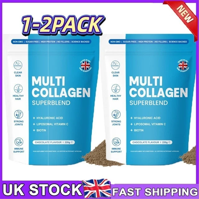 2-PACK ELAVATE CHOCOLATE 220g Multi Collagen Superblend Elevate NEW ...