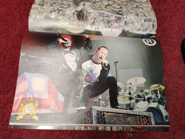 VERY RARE LINKIN Park Poster.Rock Sound Magazine. 2015. Issue 201 £148. ...