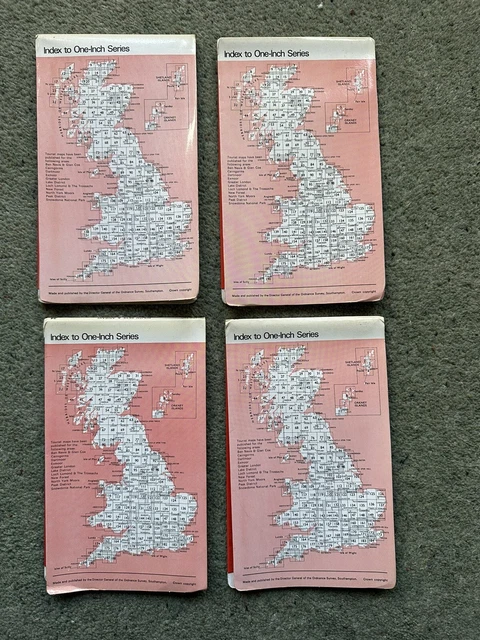 ORDNANCE SURVEY 1 inch Maps - Skye. Rhum, Arisaig - 7th Series - bundle ...