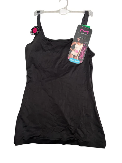 MAIDENFORM WOMEN’S COVER Your Bases SmoothTec Camisole DM0038 Black ...