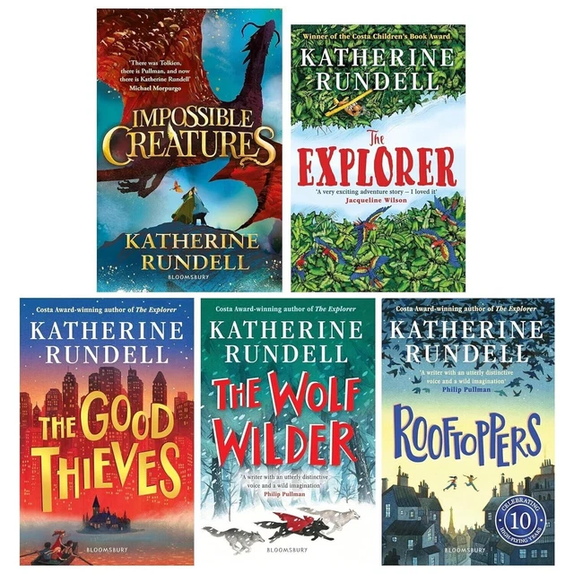 KATHERINE RUNDELL COLLECTION 5 Books Set Impossible Creatures, The Good ...