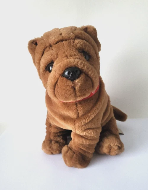 10& SHAR PEI Dog Plushie Puppy Soft Toy By Keel Adorable Supersoft ...