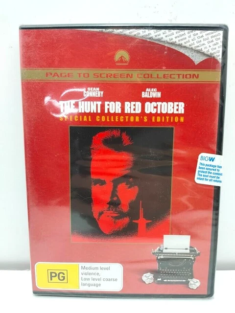 HUNT FOR RED October, The (Special Edition, DVD, 1990) Brand New Sealed ...