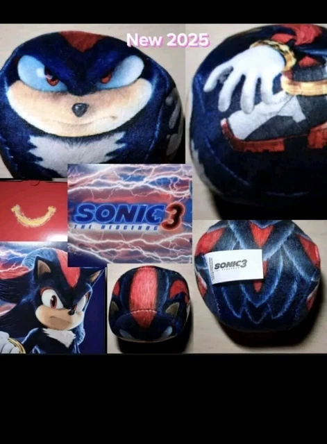 MCDONALDS 2025 SONIC The Hedgehog 3 Happy Meal Toy Shadow X1 £6.95 - PicClick UK