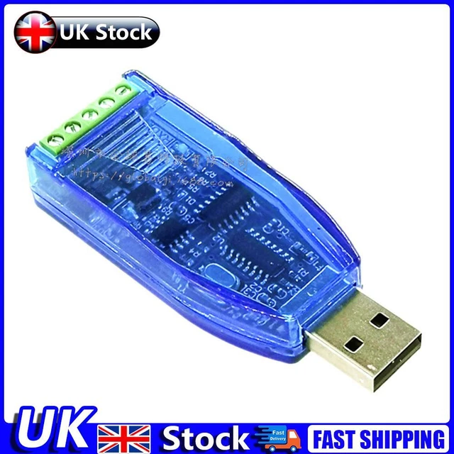 INDUSTRIAL USB TO RS232 RS485 Communication Module CH340 Chip Upgrade ...