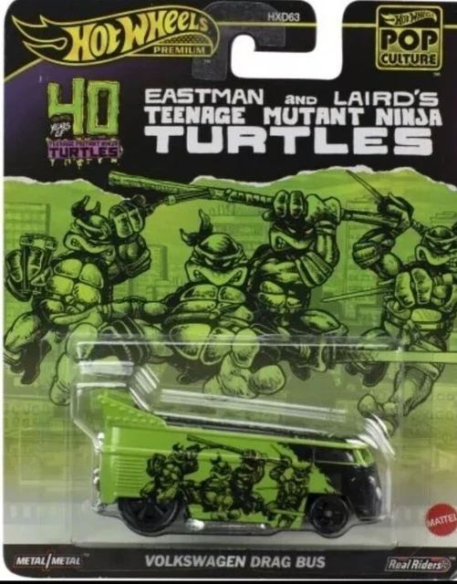 HOT WHEELS TORTUES Ninja Tmnt Modèle VW Drag Bus 1:64 Hot Wheels HVJ46 ...
