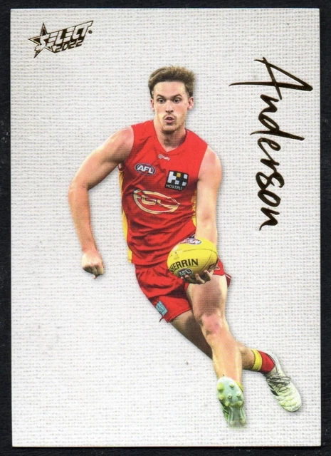 2022 AFL FOOTY STARS [BLANK CANVAS] CARD - BC89 Noah ANDERSON (GOLD ...