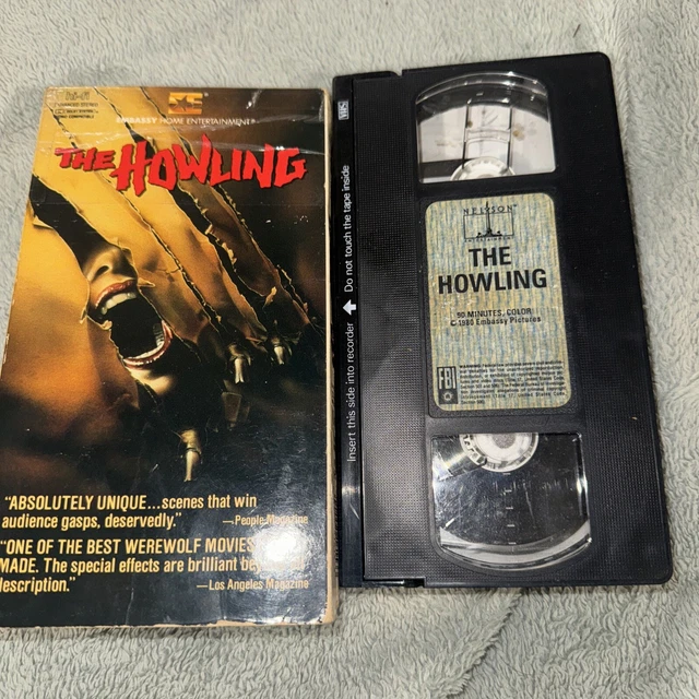 THE HOWLING VHS - Embassy Dee Wallace - Patrick Macnee - Werewolves! £9.40 - PicClick UK