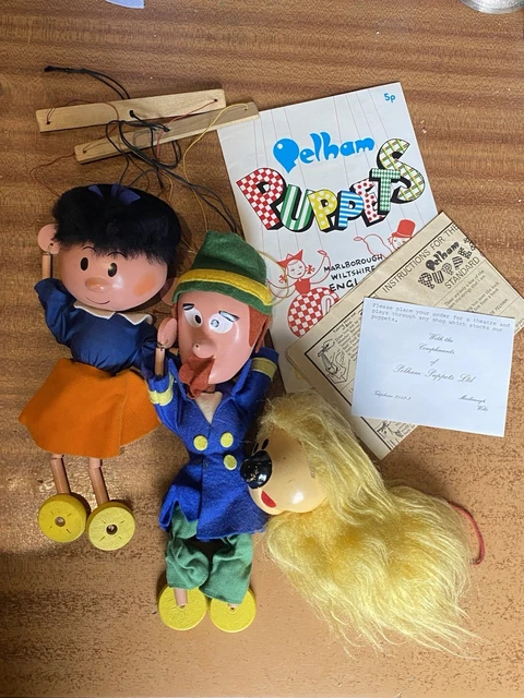 RARE VINTAGE ORIGINAL Magic Roundabout Pelham Puppets WITHOUT ...