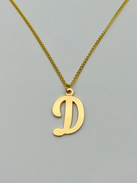 ONLY FOOLS AND Horses Del Boys Perfect Replica Gold Coloured D Chain ...
