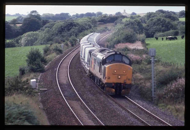 35MM SLIDE BR British Railways Diesel Loco Class 37 37413 cda dobwalls ...