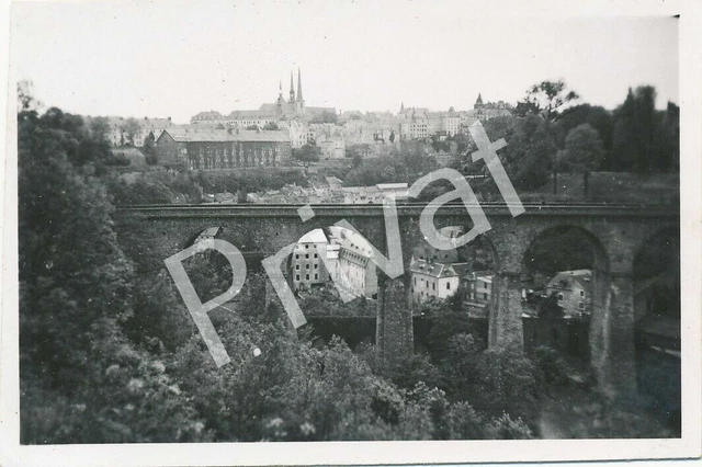 PHOTO WK II Wehrmacht Soldats Panorama Luxembourg F1.74 EUR 35,19 ...