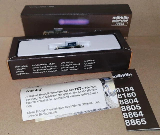 MARKLIN MINI-CLUB JAUGE Z 8804 EUR 146,65 - PicClick FR