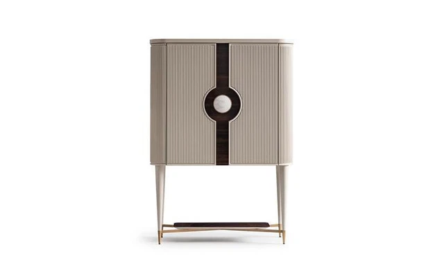 ARMADIO DA BAR armadio in legno bar beige bevande design bottiglie EUR ...