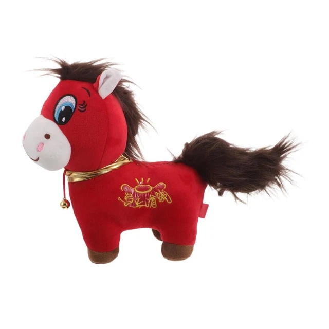 2026 YEAR MODEL Horse Toy Chinese New Plush Ornament Tabletop Decor £15 ...