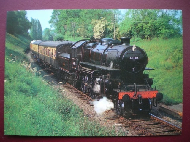POSTCARD RP RAIL Lms 2-6-0 Class 4Mt Loco No 43106 £1.25 - PicClick UK