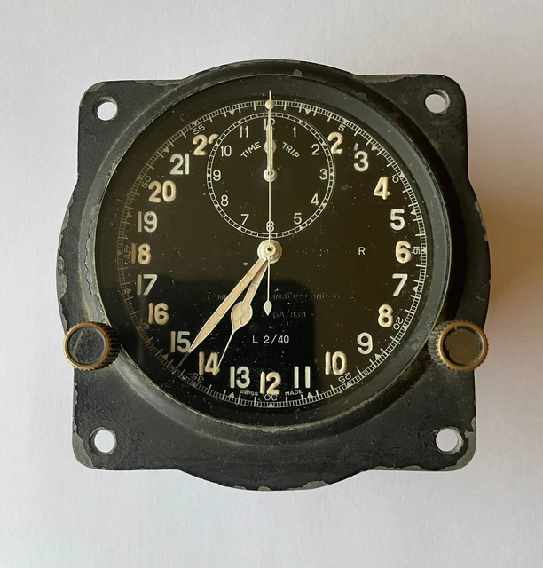 WW2 RAF 'TIME Of Trip' Clock (24 Hour) £1,100.00 - PicClick UK