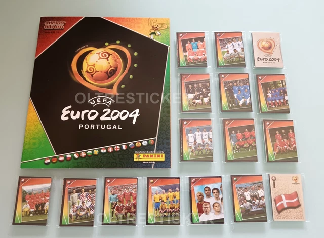 SERIE COMPLETA UEFA EURO 2004 Figurine Panini +Album Vuoto complete set ...